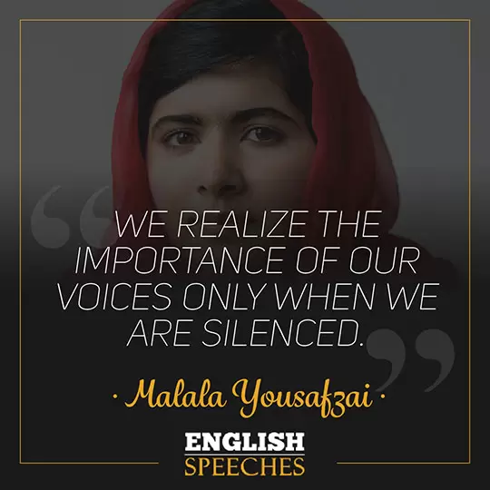 Malala Yousafzai Speech: Nobel Peace Prize - English Speeches