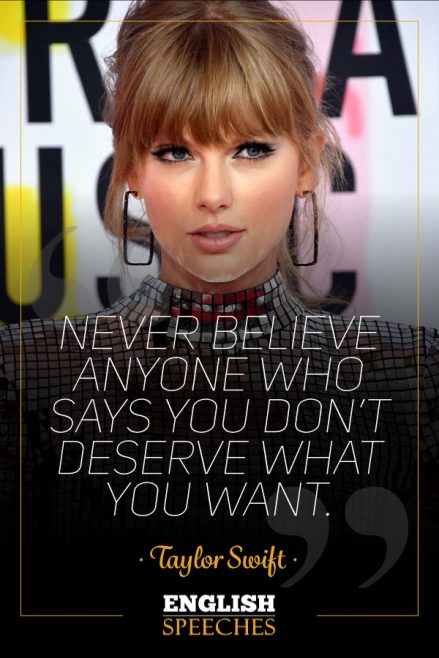 Taylor Swift Speech: YouTube Presents Interview - English Speeches