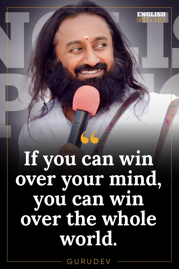 Gurudev: Overcome Fear Now! - English Speeches